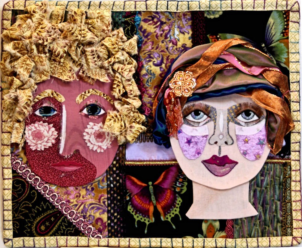 Fiber Face Collage Workshop - NEW PRICE! - Etsy