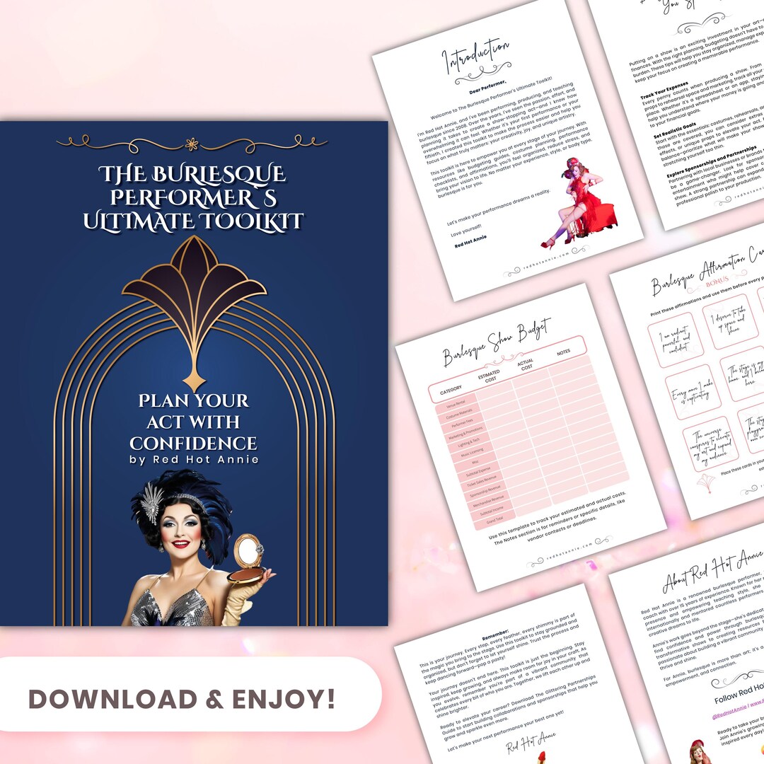 Performer Digital Toolkit – Burlesque & Drag Show Planner, Budget ...
