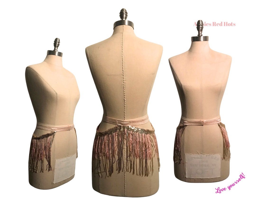 RTS 6 Double-layer Fringe Shimmy Belt Burlesque Costume - Etsy