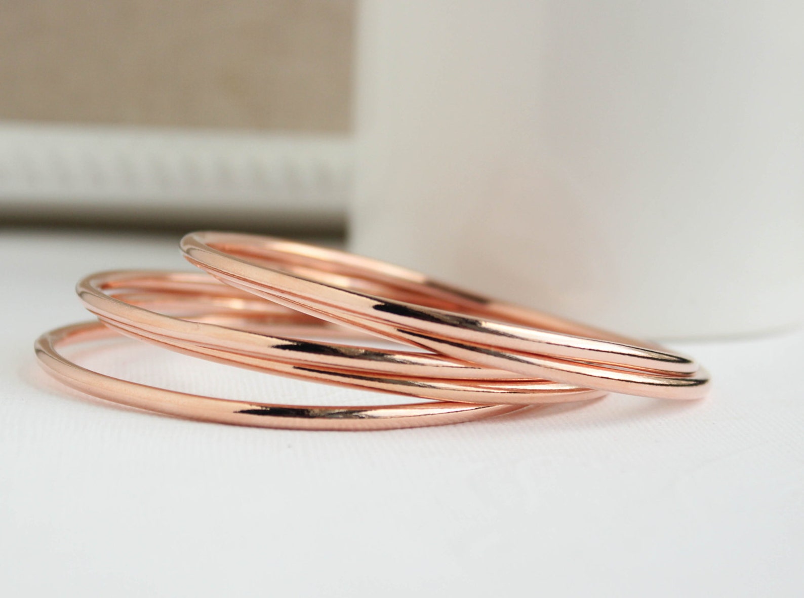 Rose Gold Bangles Rose Gold Filled Bangles Rose Gold - Etsy Canada