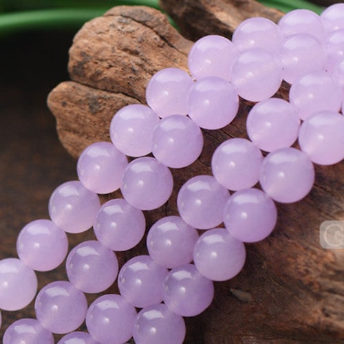 Grade A Natural Light Purple Jade Beads 4mm 6mm 8mm 10mm 12mm | Etsy