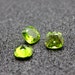 Peridot Square Faceted Gemstone Cushion Cut Peridot Gem - Etsy