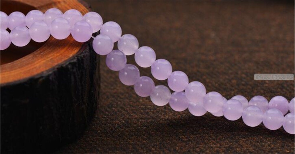 Grade A Natural Light Purple Jade Beads 4mm 6mm 8mm 10mm 12mm | Etsy