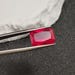 Ruby Rectangle Faceted Gemstone Radiant Cut Vivid Red Ruby Gem 6 Sizes ...