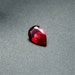 Ruby Pear Shaped Faceted Gemstone Teardrop Cut Ruby Gem Multiple Sizes ...