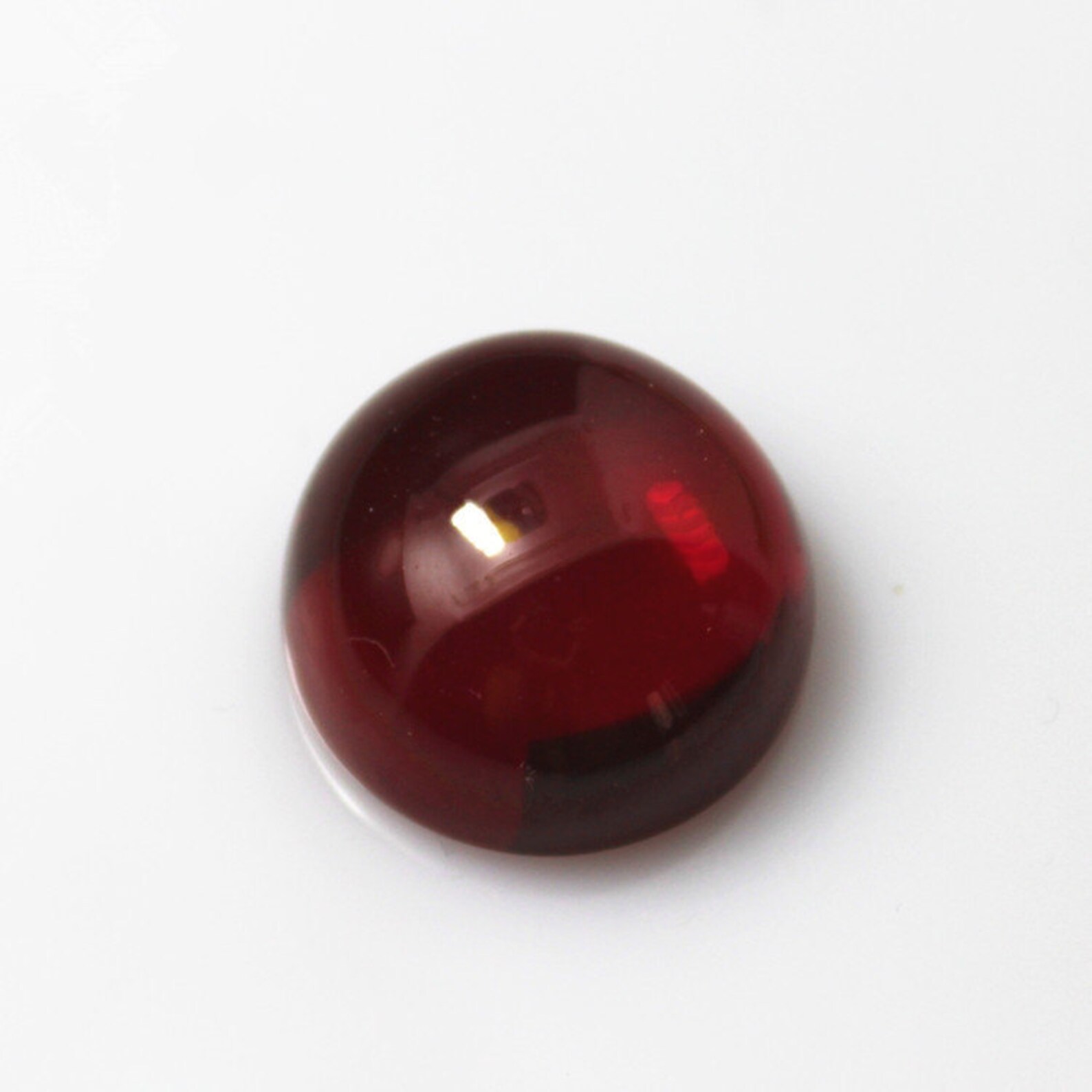 Ruby Round Cabochon Blood-red Smooth Polished Surface Flat - Etsy