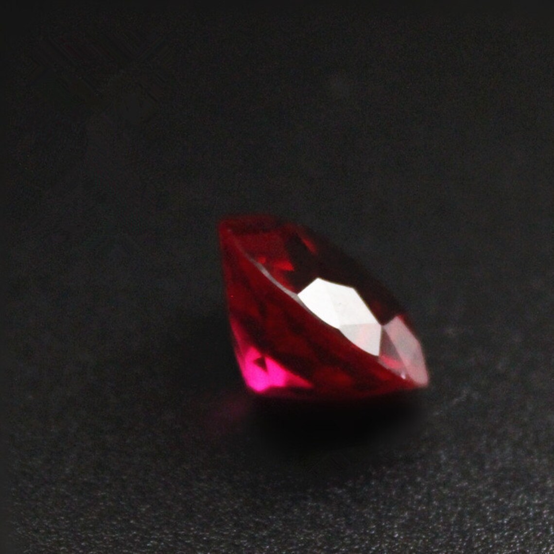 Ruby Round Faceted Gemstone Brilliant Cut Ruby Gem Multiple - Etsy