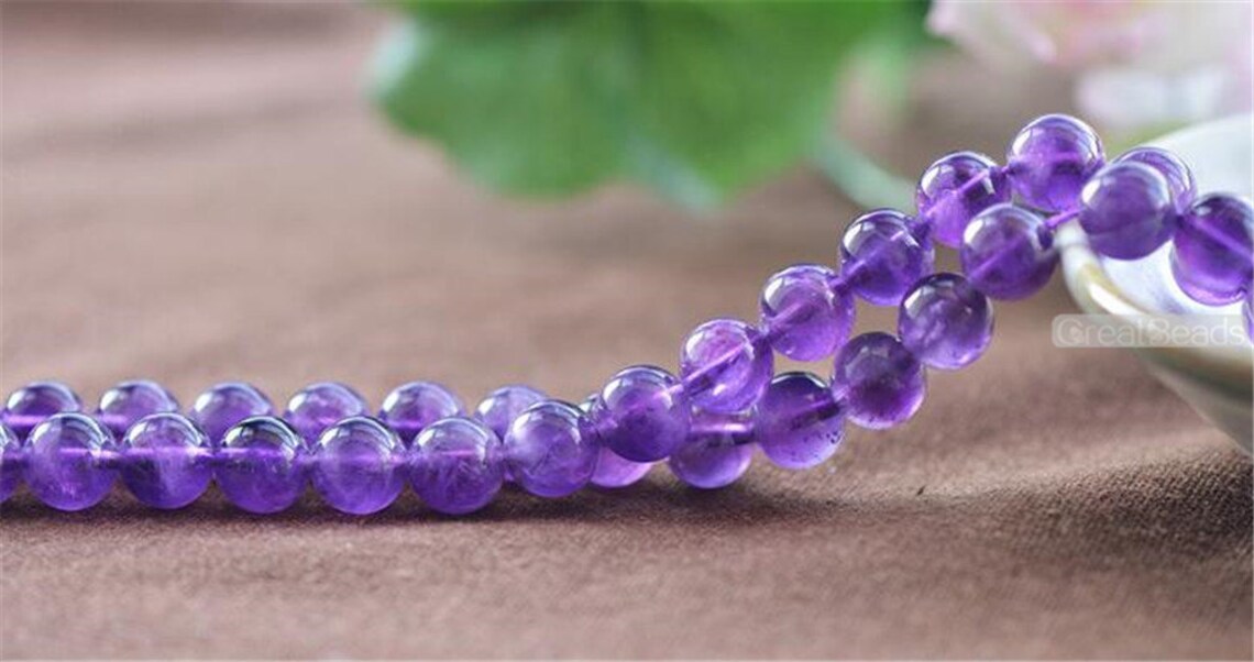 Full Strand Grade A Natural Uruguay Amethyst Beads 4mm-12mm | Etsy