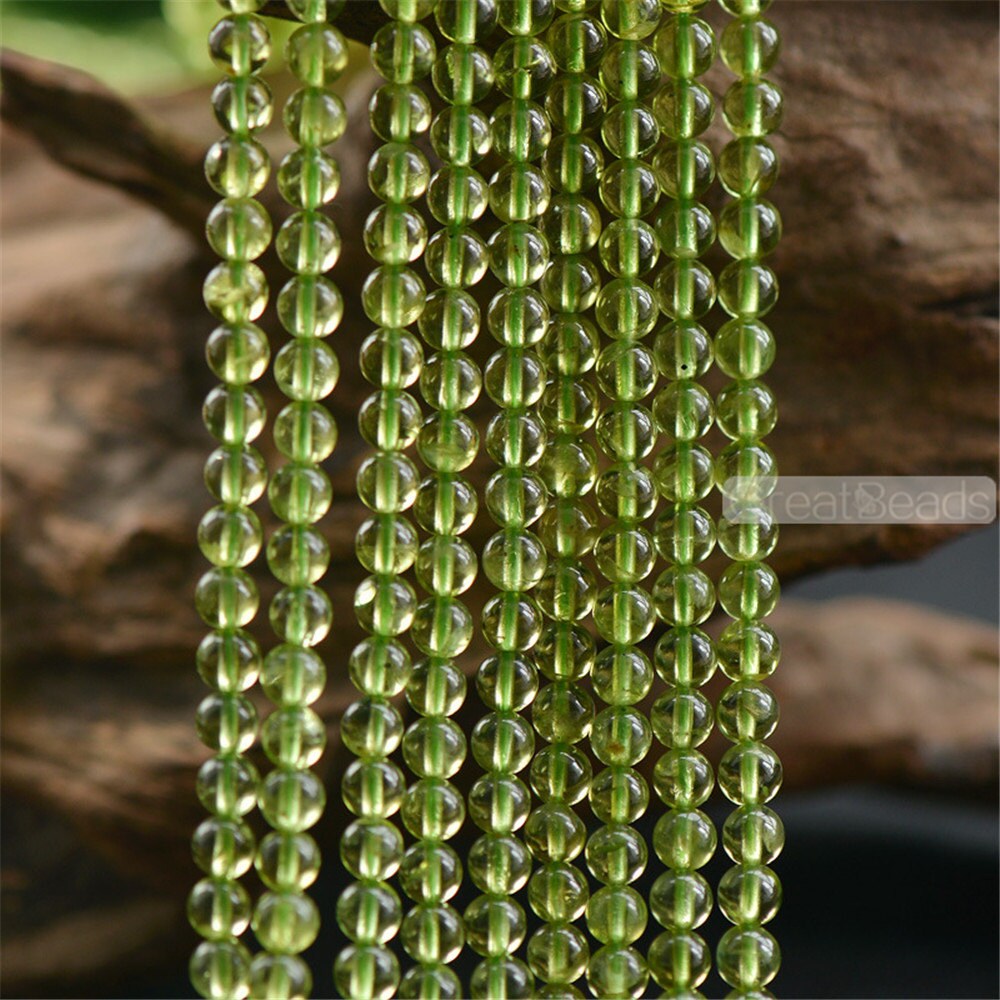 Grade AA Natural Peridot Beads 2.5mm 4.5mm 5mm NOT Dyed Smooth | Etsy