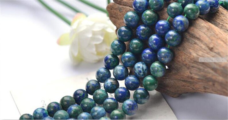 Natural Blue Green Lapis Lazuli Beads NOT Dyed 6mm-16mm Smooth - Etsy