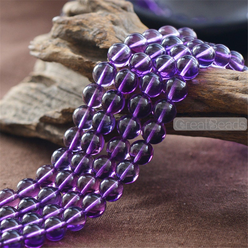 High Quality Cultured Amethyst Beads 6mm-12mm NOT Dyed Smooth - Etsy
