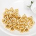 10 Pcs Gold Plated Brass Bead Cones Openwork Bell Shape Bead Caps 3 ...