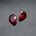 Ruby Pear Shaped Faceted Gemstone Teardrop Cut Ruby Gem Multiple Sizes ...