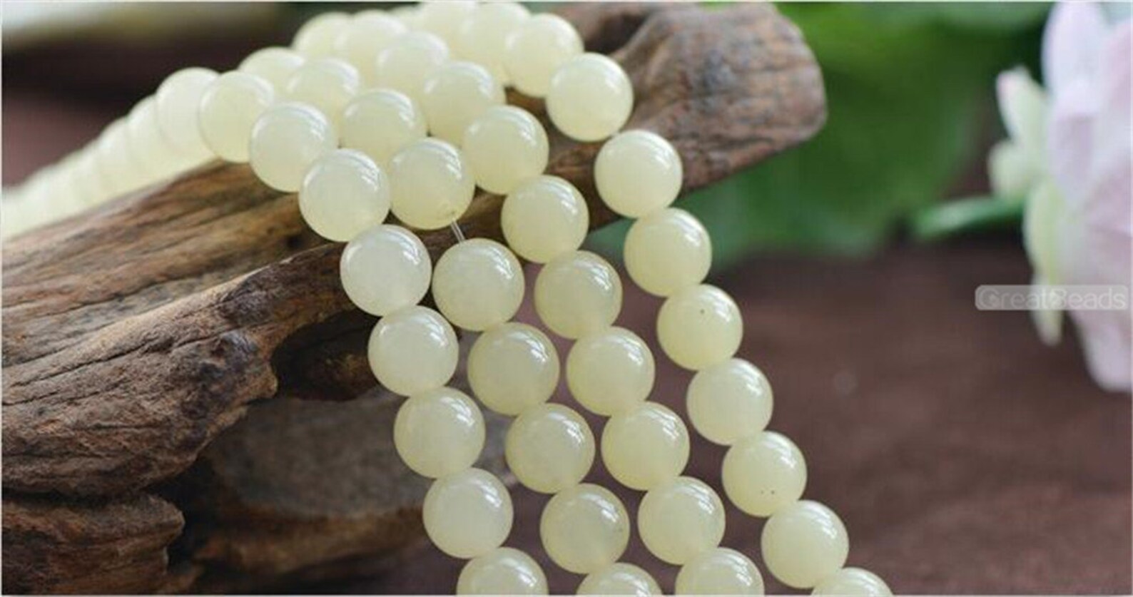 Grade A Natural Cream Color Jade Beads 6mm 8mm 10mm 12mm - Etsy
