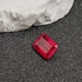 High Quality Ruby Rectangle Faceted Gemstone Emerald Cut Ruby Gem ...