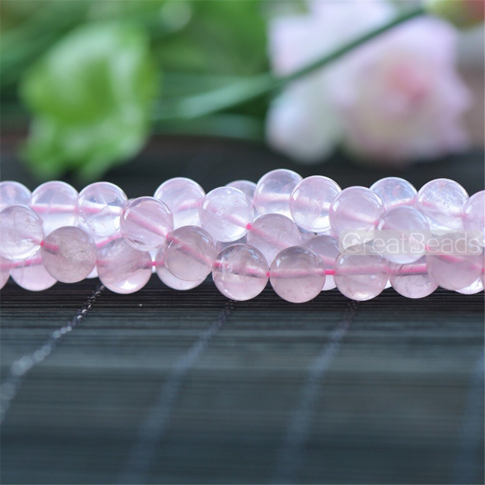 Grade A Natural Brazil Rose Quartz Beads NOT Dyed 4mm-14mm | Etsy