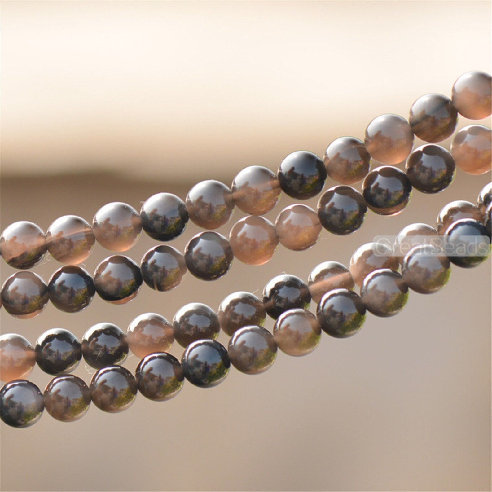 Grade A Natural Ice Obsidian Beads NOT Dyed 4mm-14mm Smooth - Etsy