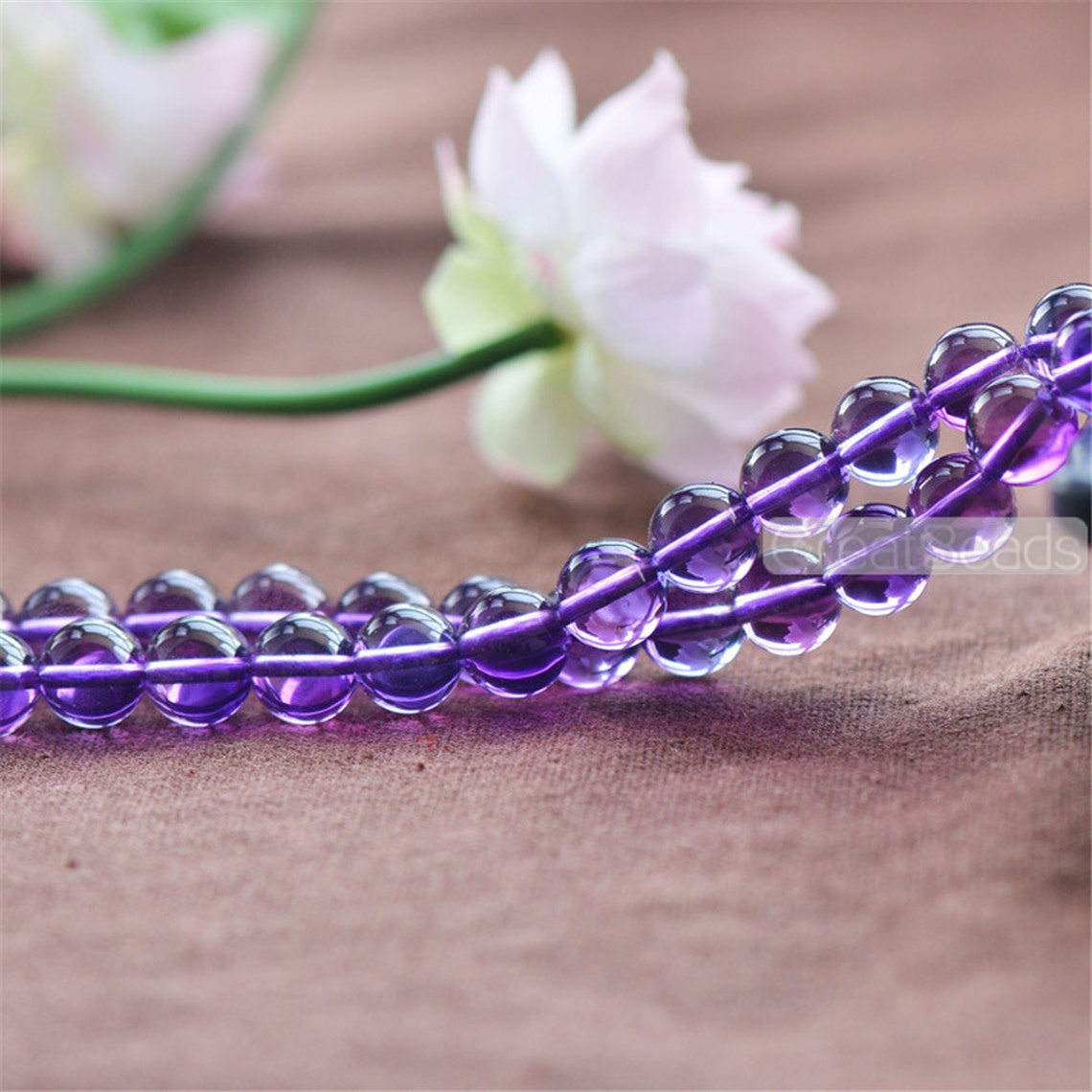 High Quality Cultured Amethyst Beads 6mm-12mm NOT Dyed Smooth - Etsy