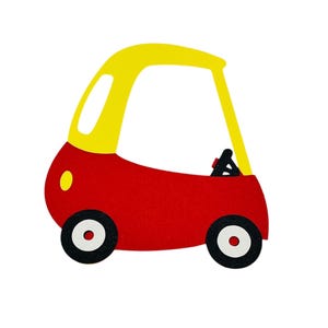 Toy Car Coupe Die Cut Cardstock Shape for Scrapbooking - Etsy