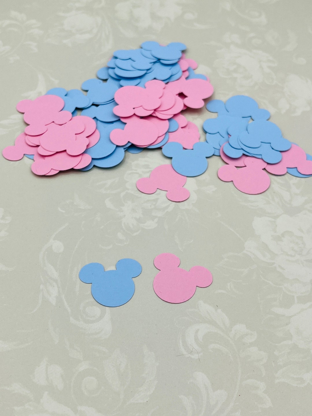 Cardstock Mickey Mouse Head 1 Die Cut, Cut Out Shape, Confetti, Craft ...