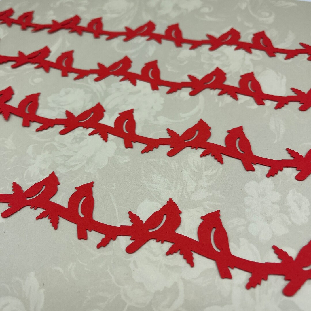 Creative Memories Cardinal Bird 12" Scrapbook Border Die Cut Shapes ...