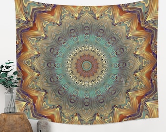 Psychedelic tapestry | Etsy