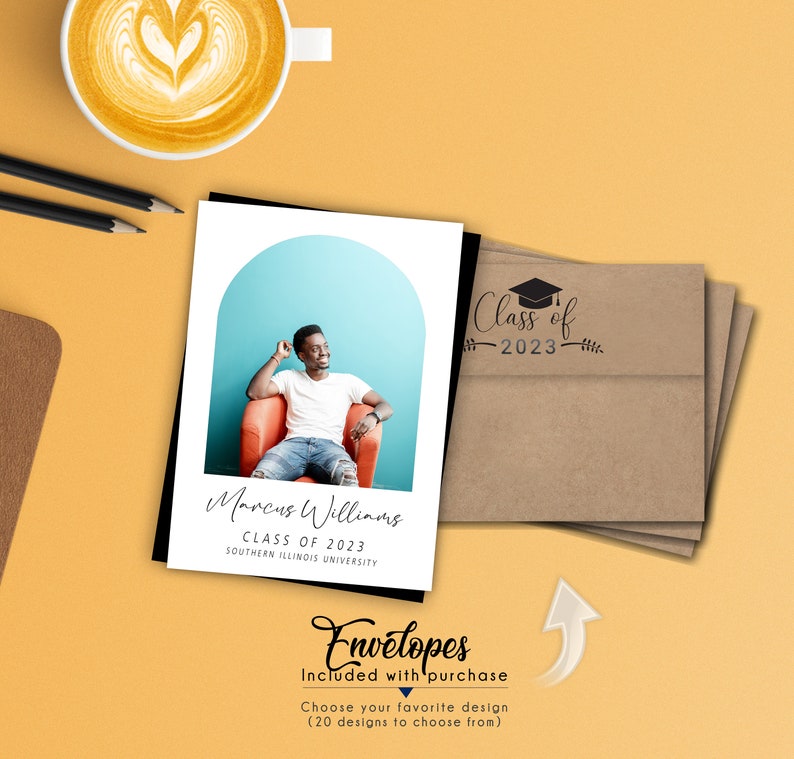 Graduation Photo Magnets Envelopes Included College Grad - Etsy