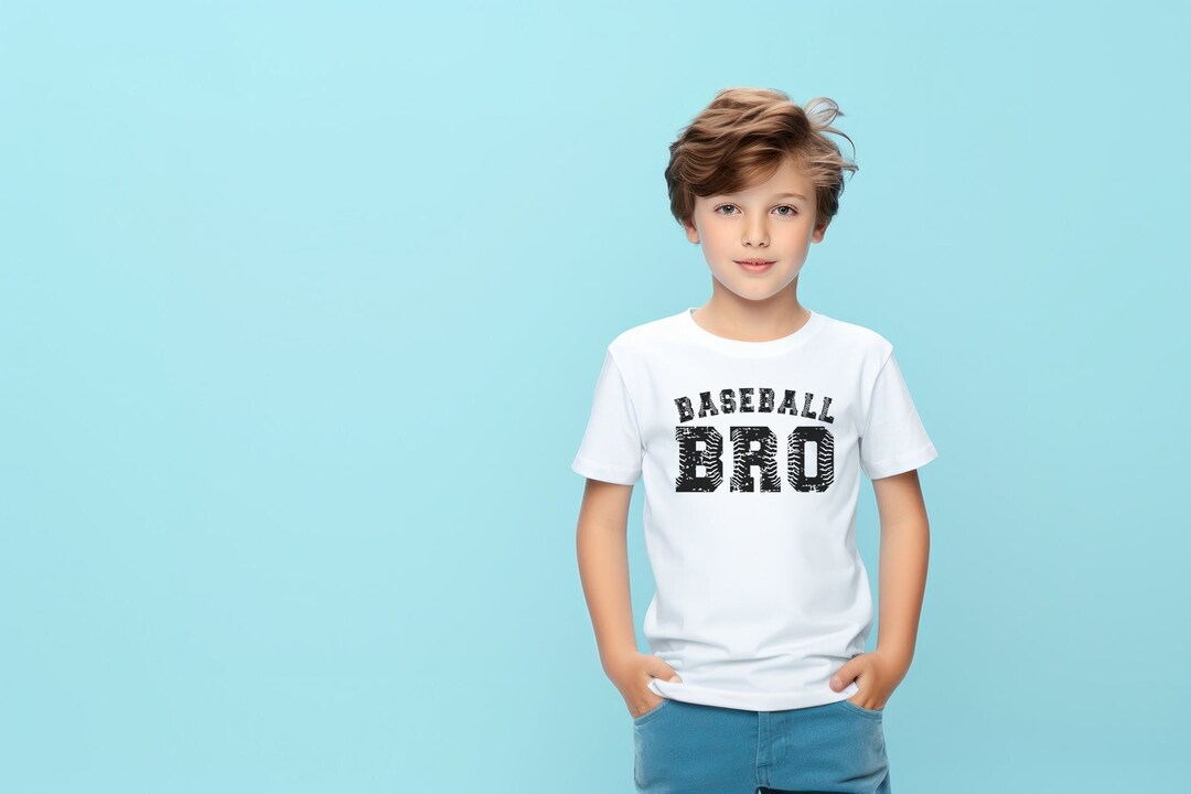 Baseball BRO YOUTH Tee - Baseball Sibling, Baseball Brother, Youth ...