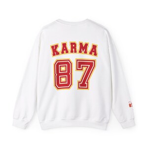 Karma 87 Crewneck Sweatshirt Super Bowl Chiefs Fan Unisex Heavy Blend ...