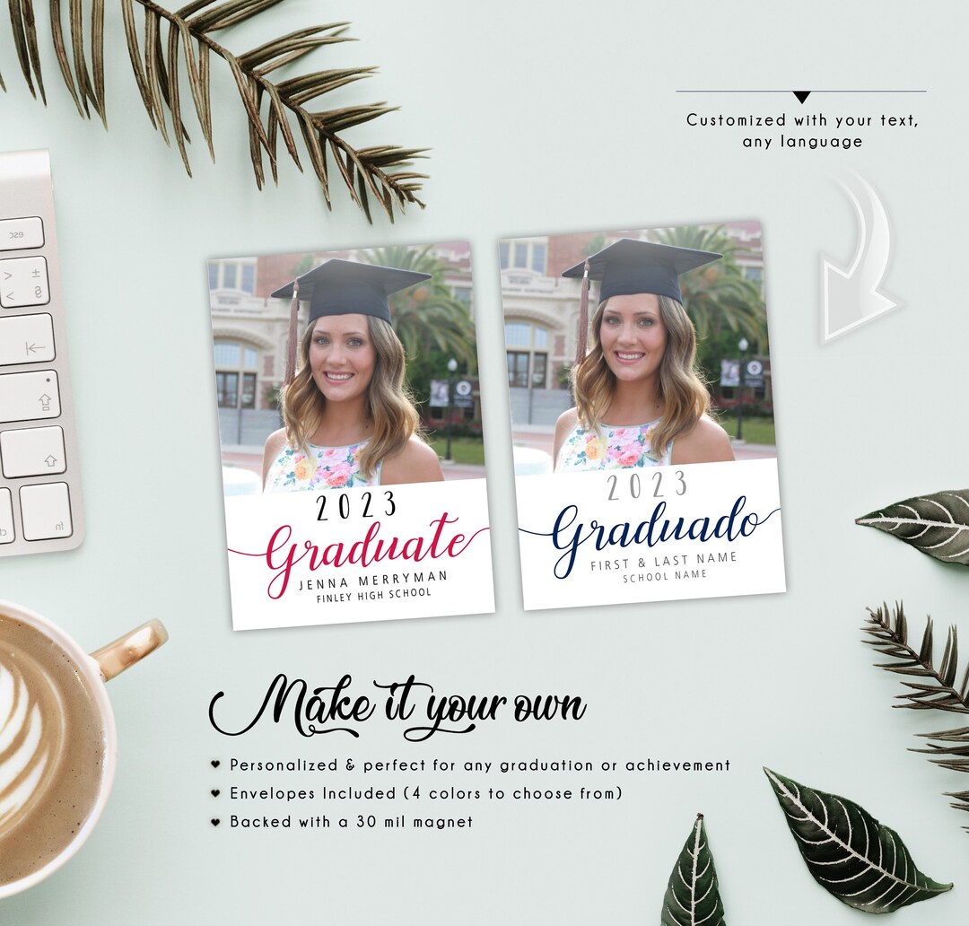 Personalized Photo Magnets to Remember Your Graduation and Share With ...