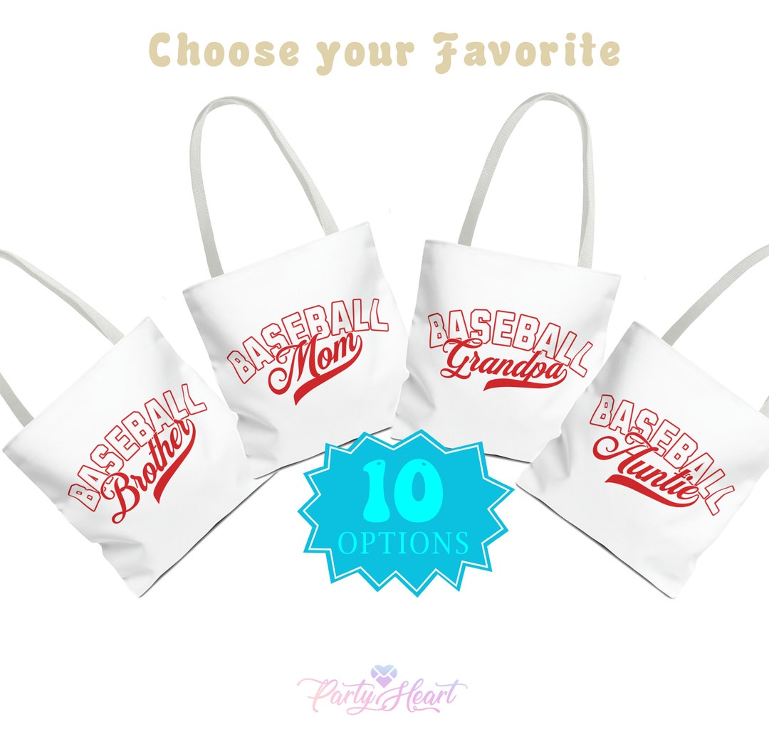 THE Baseball Tote - 10 Different Options, 3 Sizes, Cute Baseball Tote ...