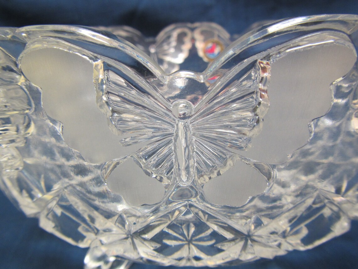 Hofbauer Collection Over 24% Lead Crystal Butterfly Design 3 | Etsy
