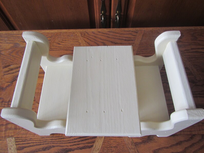 Wooden Table and 2 Benches , Fits 10 and 11 Inch Dolls and Barbie Size ...