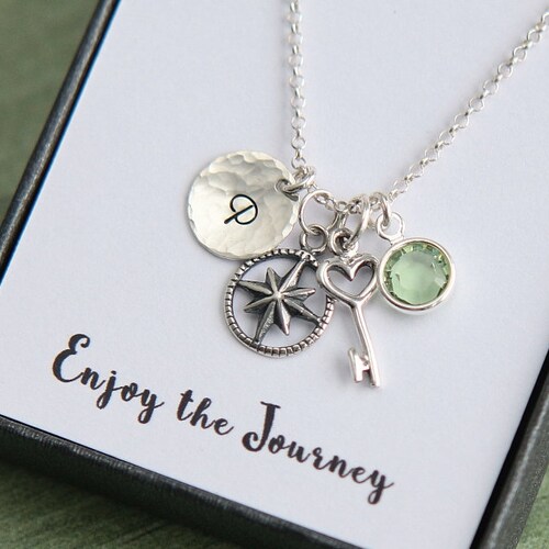 Compass Necklace Graduation Gift for Her Graduation | Etsy