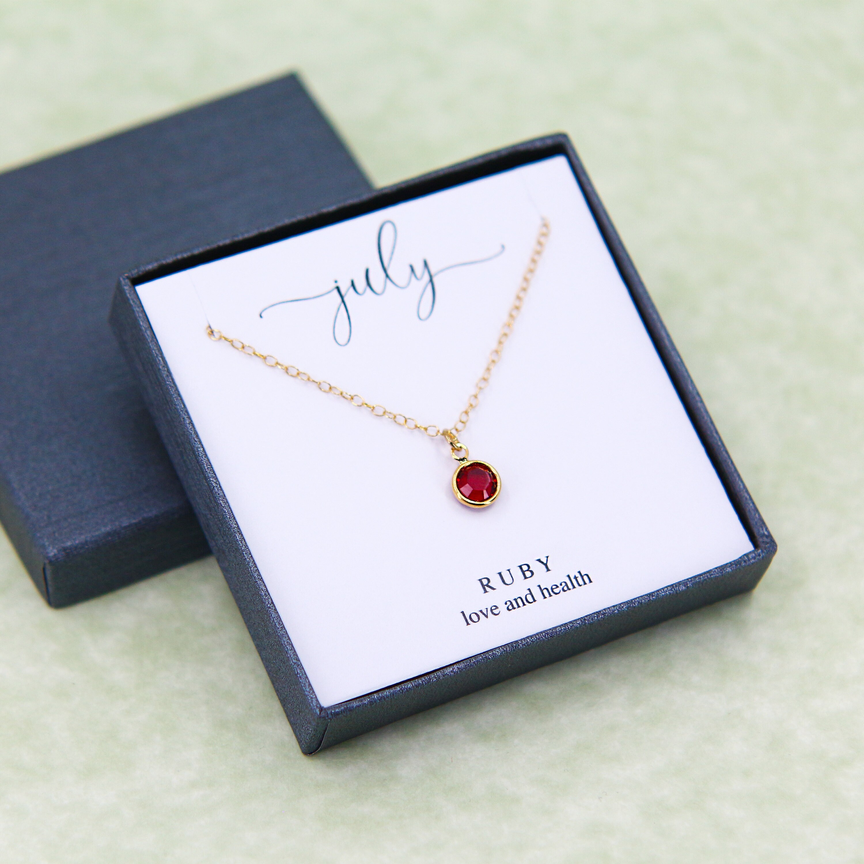 June Birthstone Necklace June Birthday Gift for Her Light | Etsy