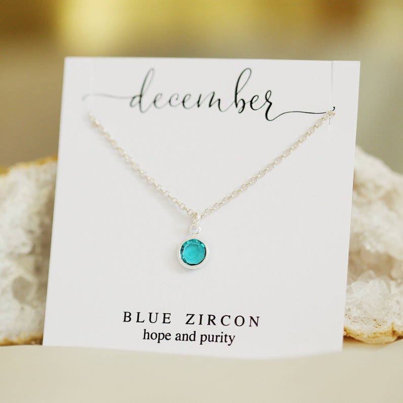 October Birthstone Necklace Birthday Gifts for Girl Pink | Etsy