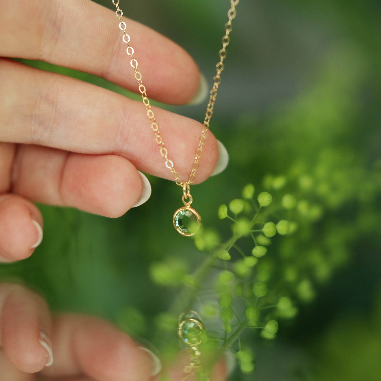 April Birthstone Necklace for Women Crystal Birthstone Gift | Etsy