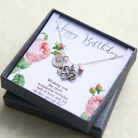 October Birthstone Necklace October Birthday Gift - Etsy