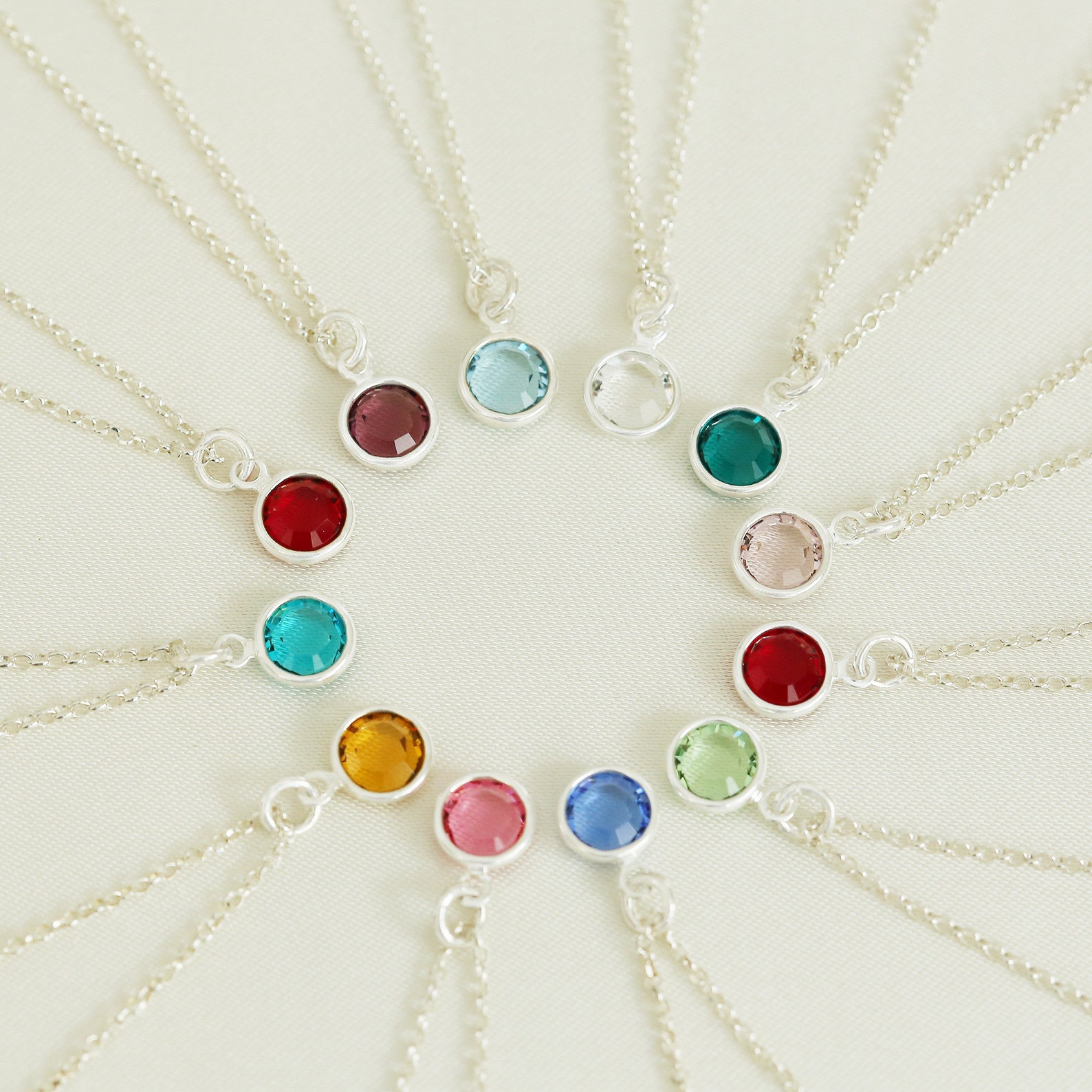 November Birthstone Necklace Personalized Gift for Her Topaz - Etsy