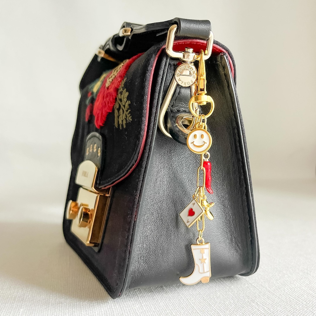 Build Your Own Bag Charm, Custom Initial Keychain for Her, Personalized ...
