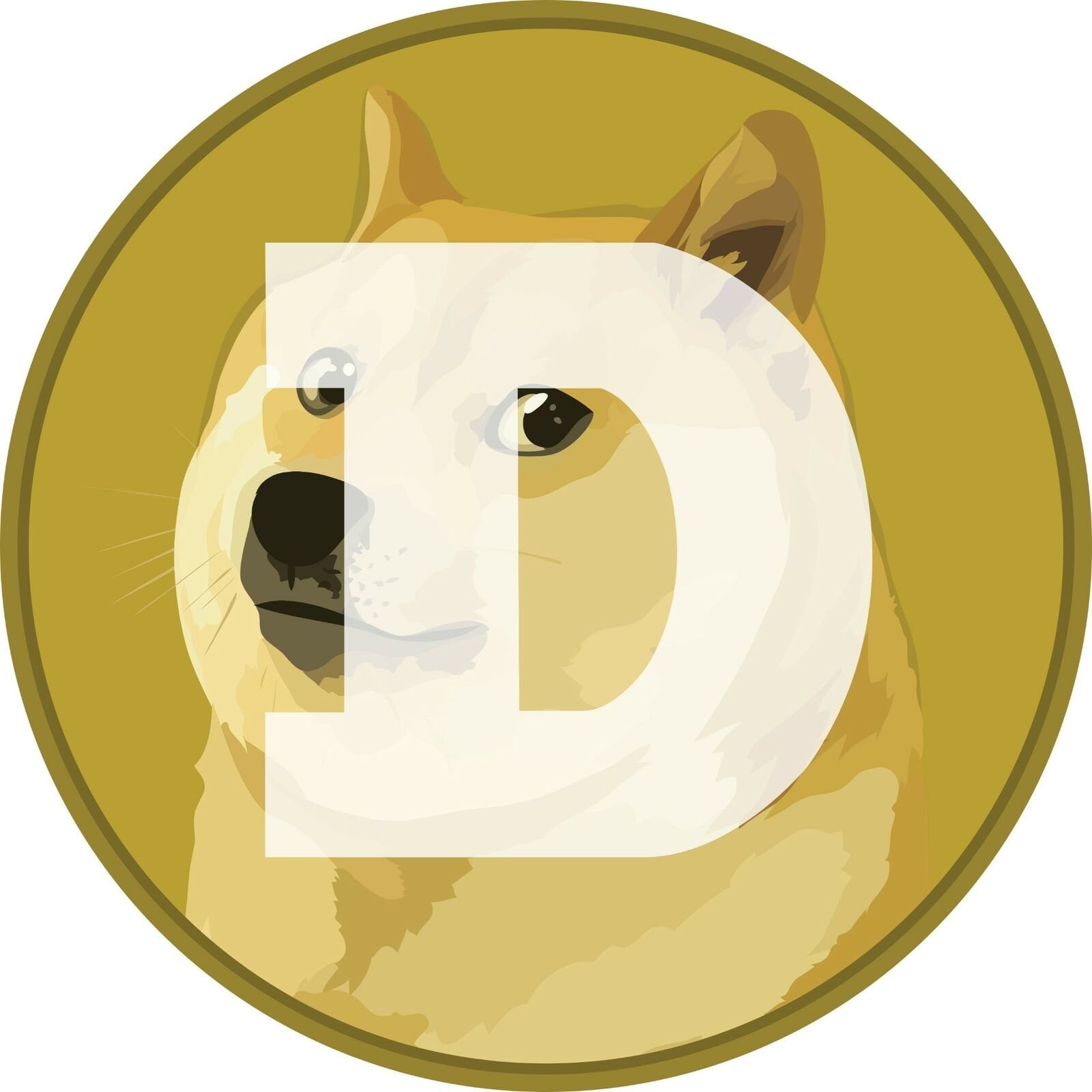 Dogecoin doge logo self adhesive vinyl sticker | Etsy Dogecoin doge logo self adhesive vinyl sticker | Etsy