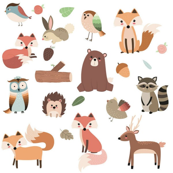 Forest Animals - Etsy UK