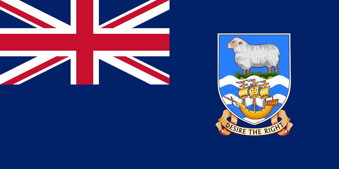 Falkland Islands Flag Sticker Self Adhesive - Etsy