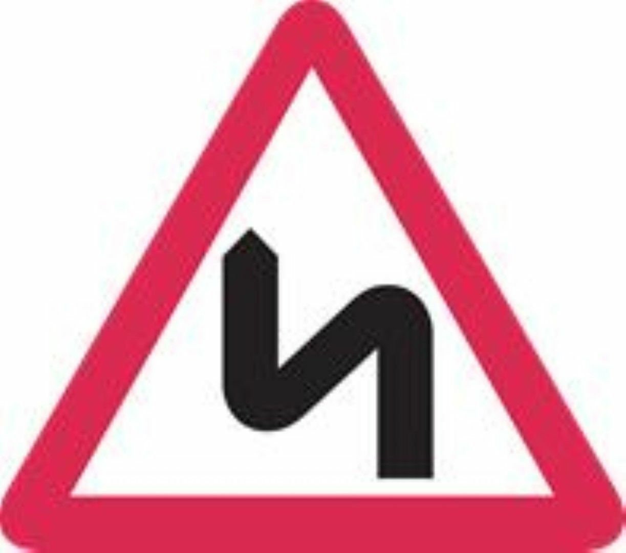Road Traffic Warning Sign Self Adhesive Sticker - Etsy