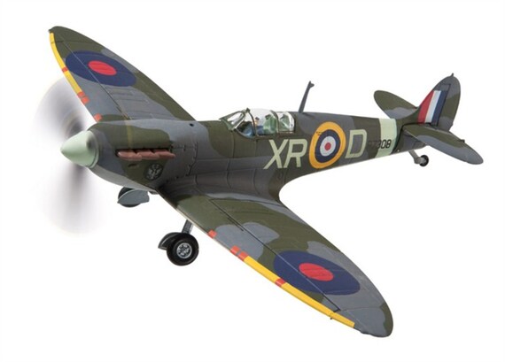 Spitfire Aeroplane Self Adhesive Vinyl Sticker | Etsy