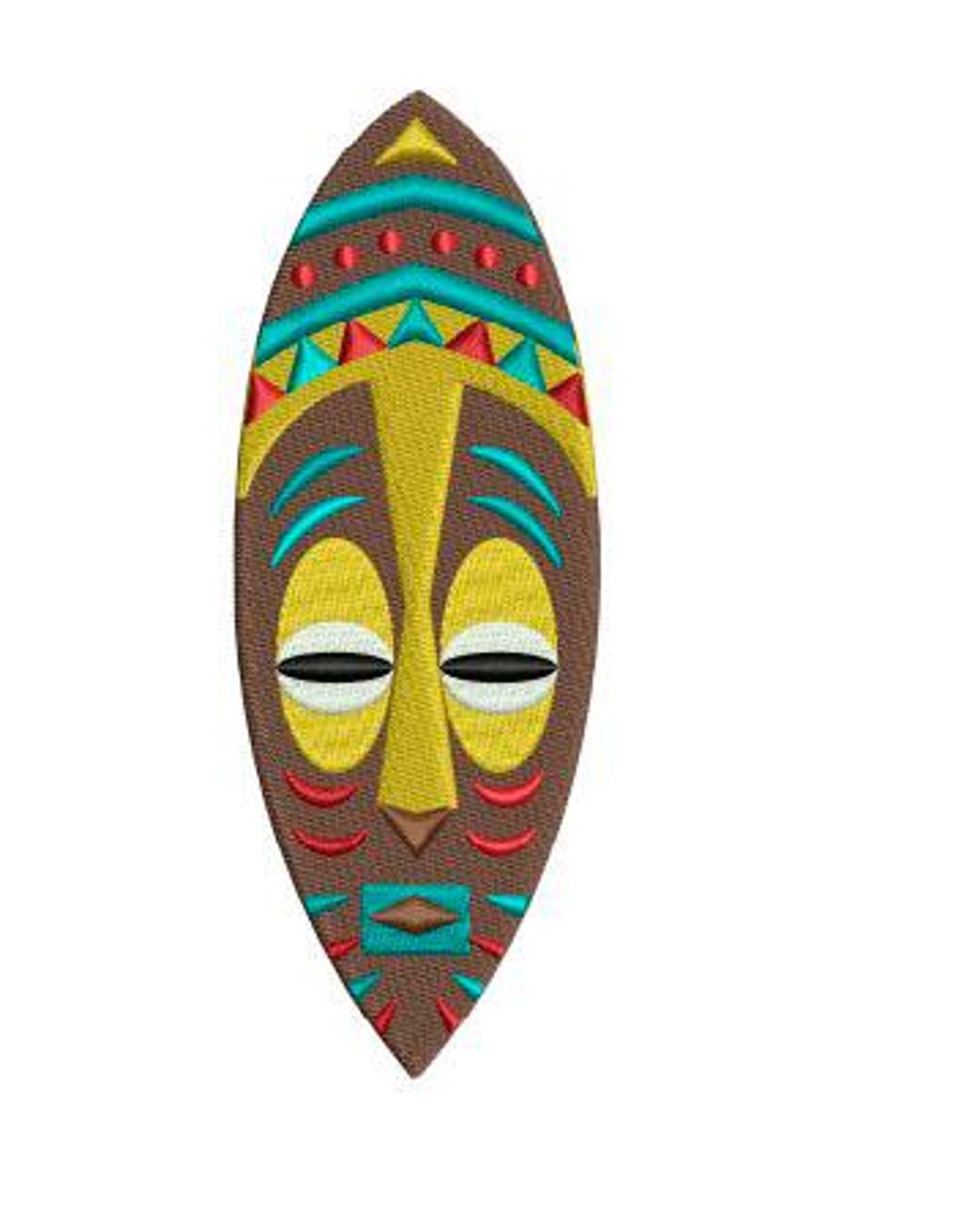 African Mask Tribal Mask Embroidery Designs - Etsy