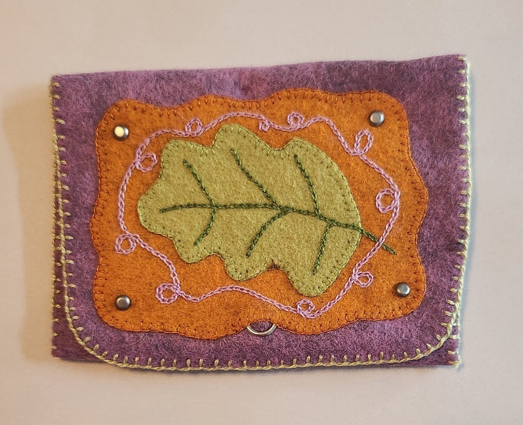 Appliqued Wool Felt Coin Purse - Etsy