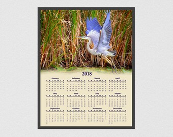 Bird calendar | Etsy