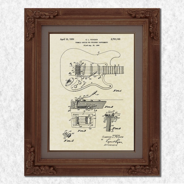 Vintage Fender Poster - Etsy