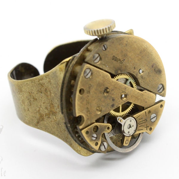 Watch Movement Ring - Etsy